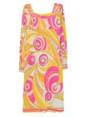 printed knee-length dresses