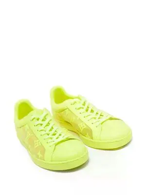 LOUIS VUITTON Leather Monogram Sneakers