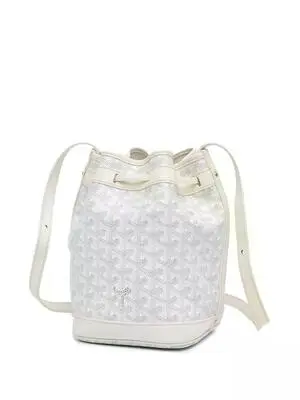 Goyard 2019 Petit Flot Bucket Bag - White