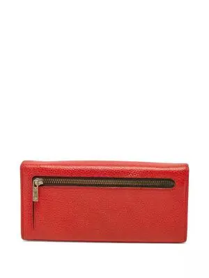 Carolina Herrera Pre-owned Leather Flap Wallet