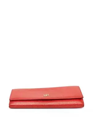 Carolina Herrera Pre-owned Leather Flap Wallet
