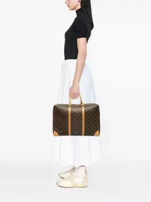LOUIS VUITTON 2002 Monogram Sirius 45 Travel Bag - Brown