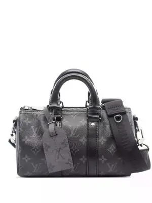 LOUIS VUITTON Keepall Bandoulière 25 Handbag - Grey