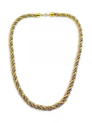 JENNIFER GIBSON JEWELLERY Jennifer Gibson Jewellery 1990s Gold-Tone Rope Chain Necklace