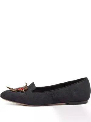 Women's Dolce & Gabbana Black Flats