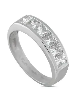 LB EXCLUSIVE Platinum Diamond Band Ring