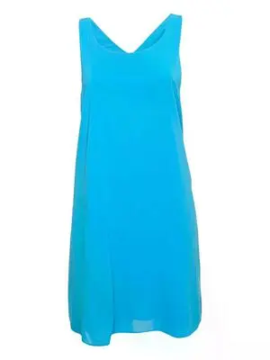 Alice + Olivia Sleeveless Silk Dress