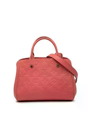 LOUIS VUITTON 2016 Monogram Empreinte Montaigne Bb Satchel