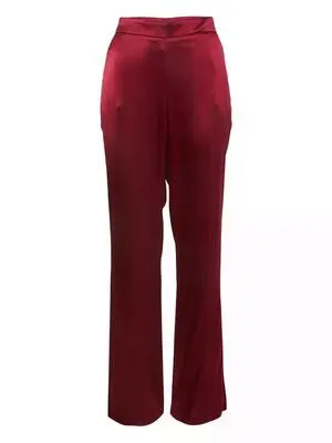 Oscar De La Renta Satin Trousers