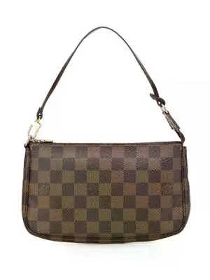 LOUIS VUITTON 2006 Damier Ebene Pochette Accessoires - Brown