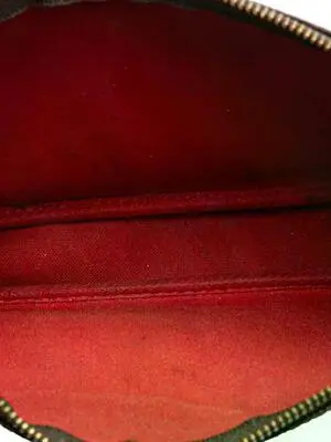 LOUIS VUITTON 2006 Damier Ebene Pochette Accessoires - Brown