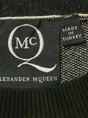 Alexander McQueen Face Intarsia Knit Sweater