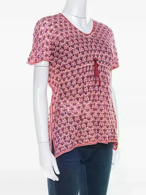 Missoni Patterned Drawstring Top