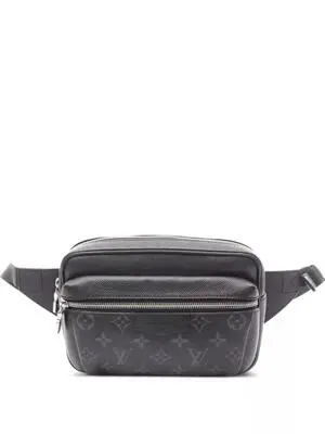 LOUIS VUITTON 2020 Monogram Taigarama Belt Bag - Black