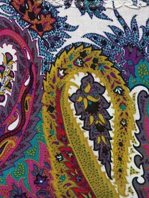Etro Silk Paisley Print Top