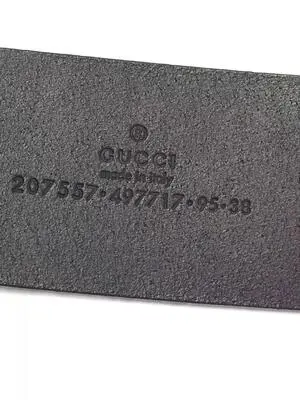 Gucci Heart-buckle Leather Belt