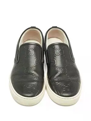Gucci Leather Slip-on Sneakers
