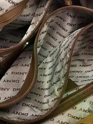 Dkny Monogram Leather Tote Bag