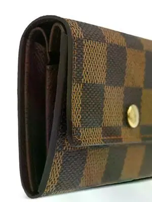 LOUIS VUITTON 2005 Damier Ebène Wallet