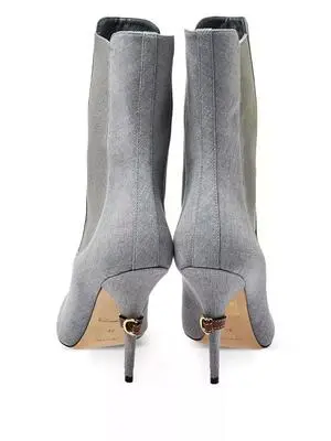 Burberry 105mm Kenzie Peep-toe Boots