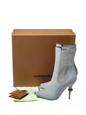 Burberry 105mm Kenzie Peep-toe Boots