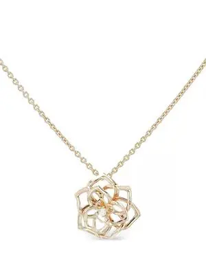 PIAGET 2010s Rose Gold Diamond Pendant - Pink