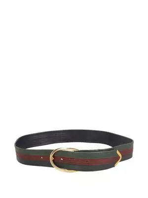 MILA SCHON Leather Belt - Blue