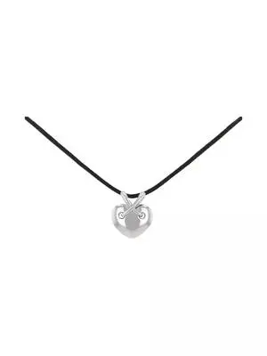 CHAUMET Large White Gold Pendant Necklace - Silver