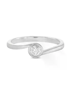LB EXCLUSIVE 14k Gold Diamond Ring - White