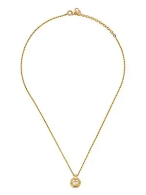 Dior 1990s Pendant Necklace - Gold