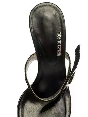 Roberto Cavalli 100mm Toe-ring Sandals