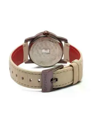 Gianfranco Ferre Logo Dial Steel Bezel Watch