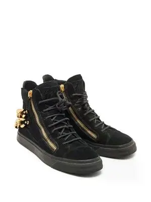 GIUSEPPE ZANOTTI Suede High-top Sneakers