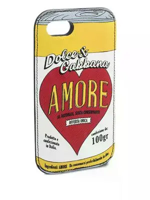 Dolce & Gabbana Amore-print Iphone Case