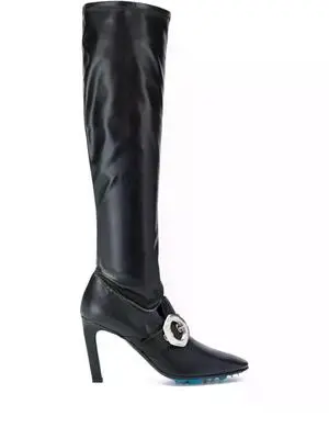 Off-white High Heel Boots For Women