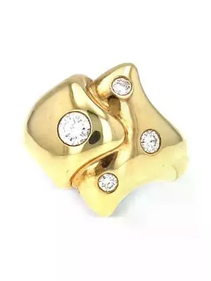 CARTIER 18k Yellow Diamond Ring