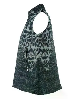 Bogner Leopard Print Quilted Vest