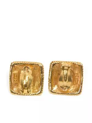 Saint Laurent 1990s Clip-on Earrings