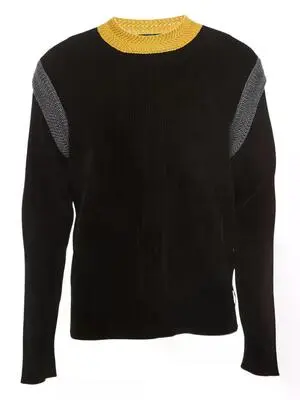 Fendi Paneled Knitted Sweater