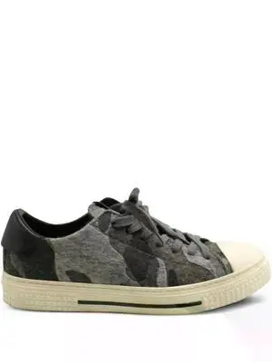 Valentino Garavani Camouflage-print Cap-toe Sneakers