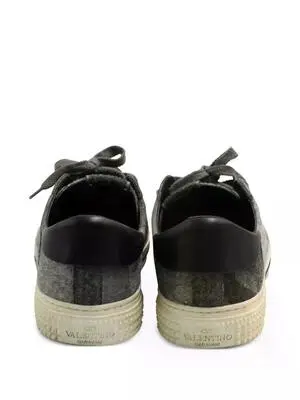 Valentino Garavani Camouflage-print Cap-toe Sneakers