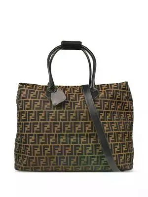 Fendi 1990-2000s Zucca Pattern Tote Bag