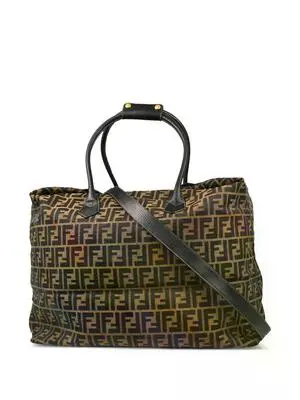 Fendi 1990-2000s Zucca Pattern Tote Bag