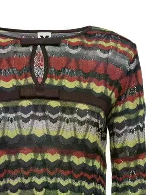 Missoni Chevron Long-sleeve Top