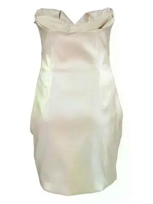 AREA Satin-finish Mini Dress