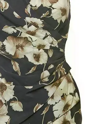 Dolce & Gabbana Floral Drape Top