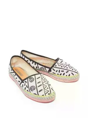 SOPHIA WEBSTER Printed Flat Espadrilles