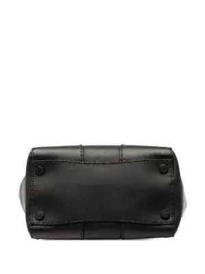 Prada Small City Calf Stitched Twin Pocket Satchel