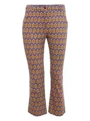 Max Mara Floral-print Trousers