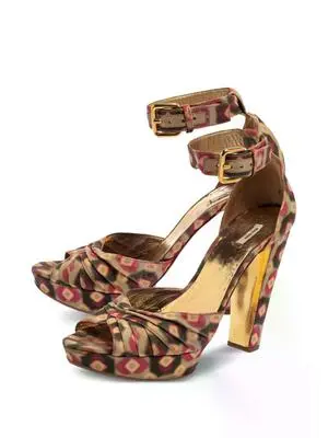 Miu Miu 125mm Leather Heeled Sandals